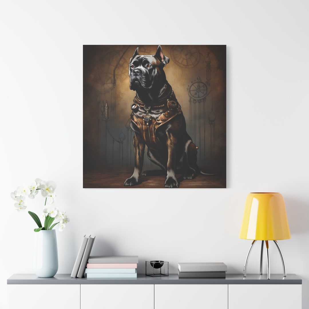 Tactical Steampunk Cane Corso Art Print - Etsy