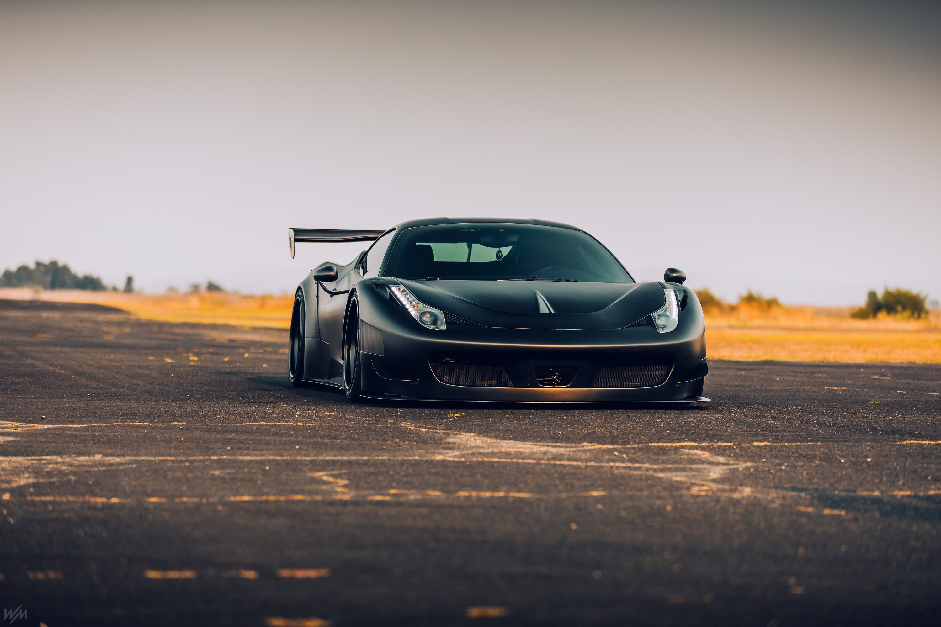 Black Ferrari 458 Poster - Etsy