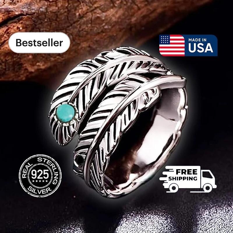 Feather Ring - Etsy