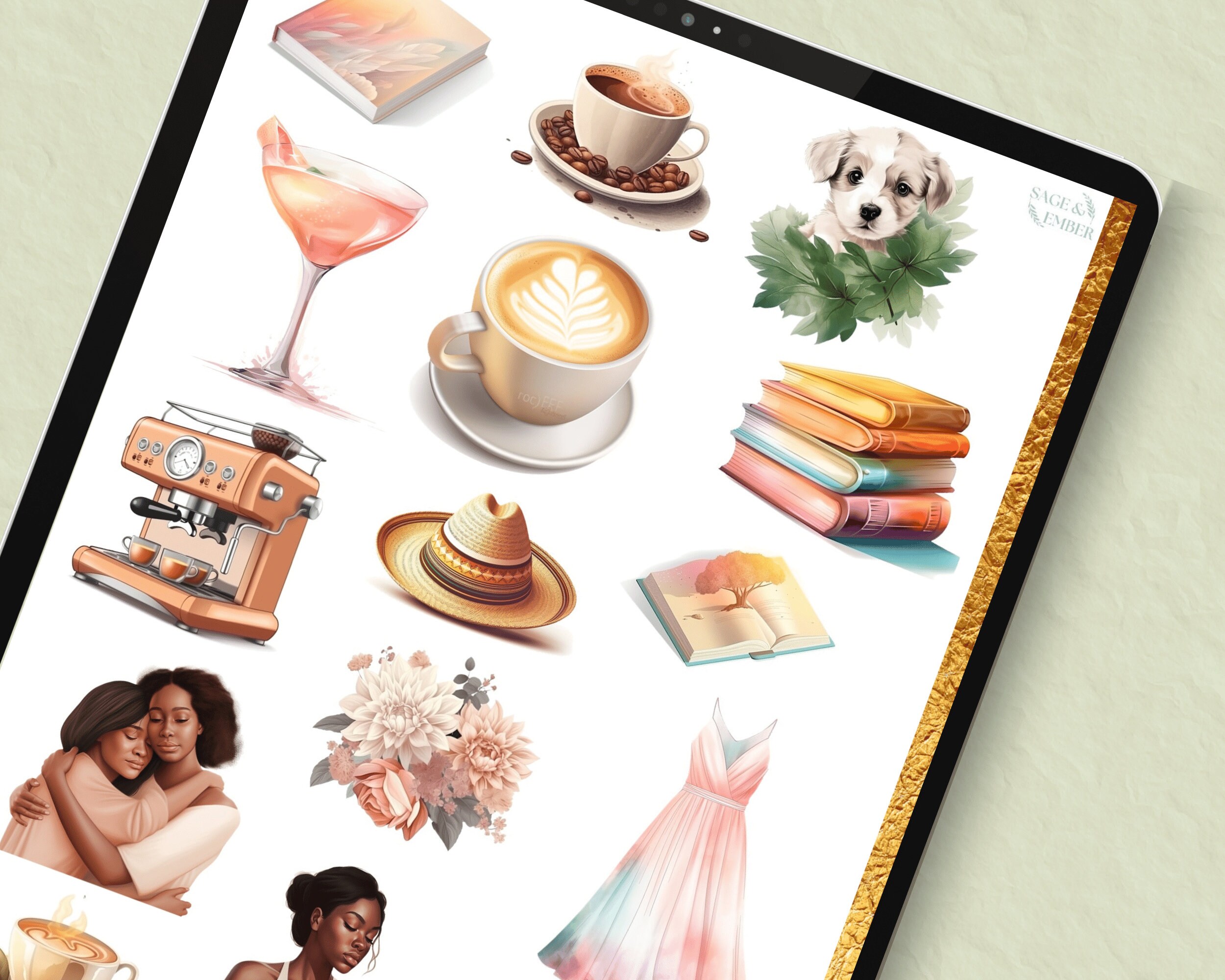 Aesthetic Goodnotes May Digital Stickers for Goodnotes Planner Spring ...