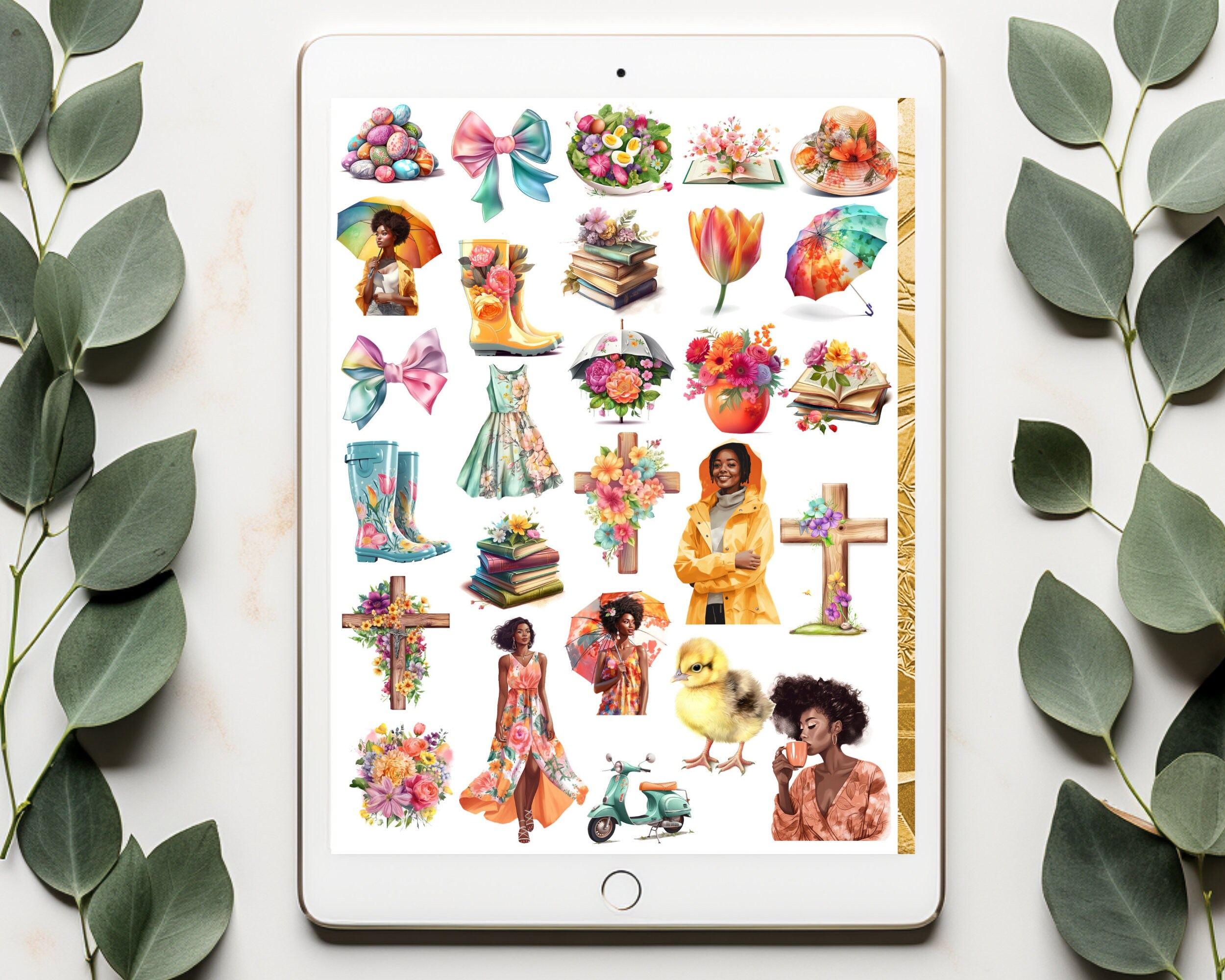 April Goodnotes Stickers Holidays Digital Stickers for Goodnotes | 84 ...