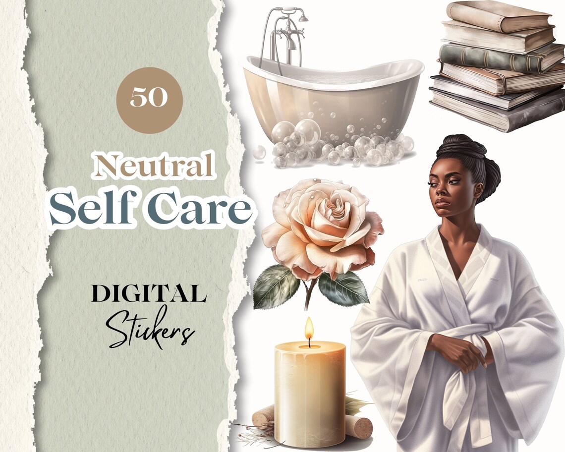 Self Care Stickers for Goodnotes 50 Selfcare Digital Stickers Goodnotes ...