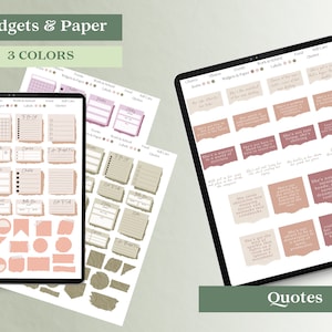 Everyday Aesthetic Digital Planner Stickers | 760 GOODNOTES Stickers ...