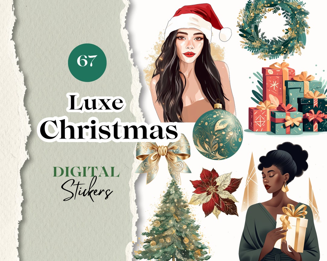 Holidays Digital Stickers for Goodnotes | 67 Christmas GOODNOTES ...