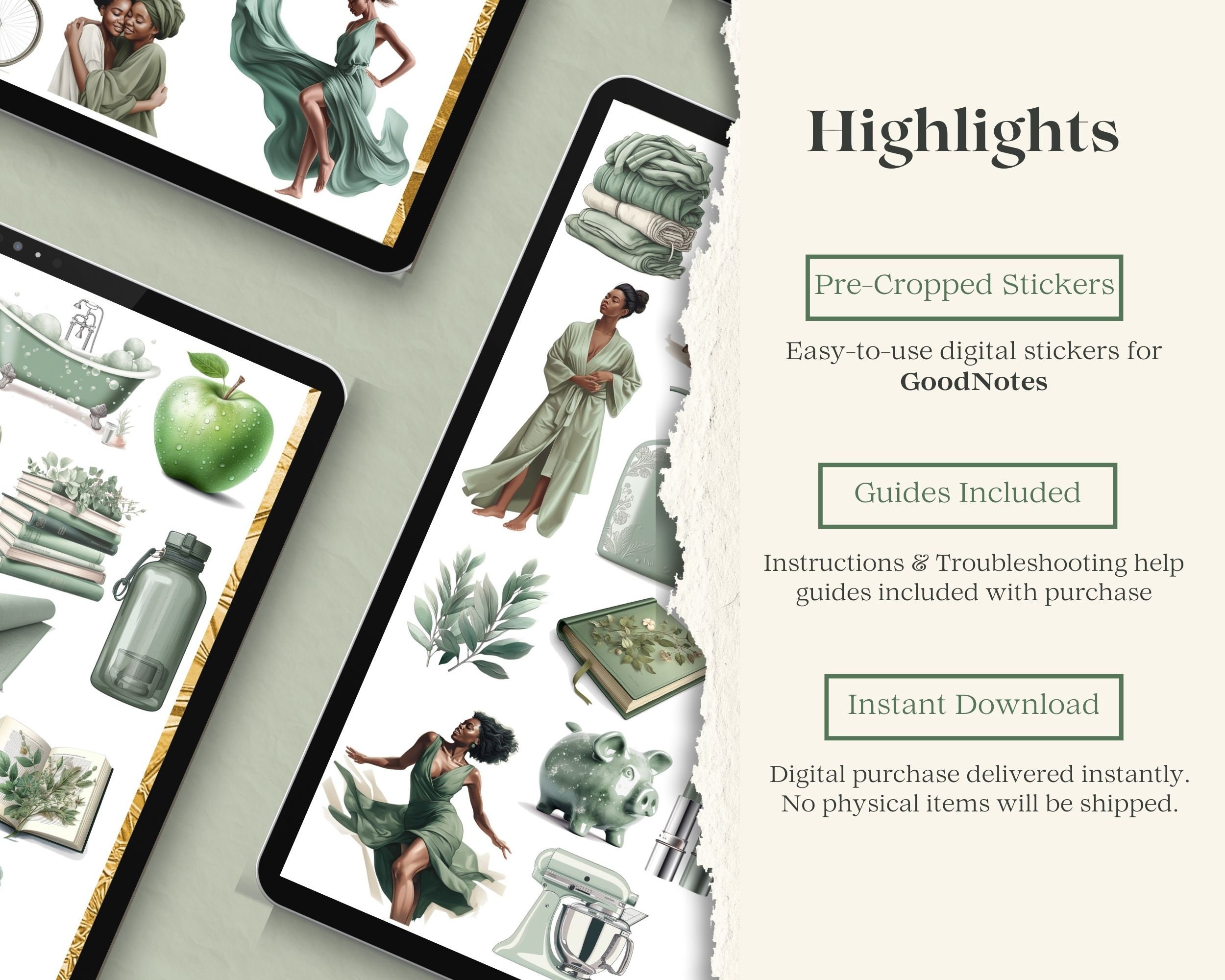 Self Care Stickers for Goodnotes 53 Selfcare Digital Stickers Goodnotes ...