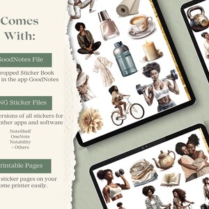 Self Care Stickers for Goodnotes 50 Selfcare Digital Stickers Goodnotes ...