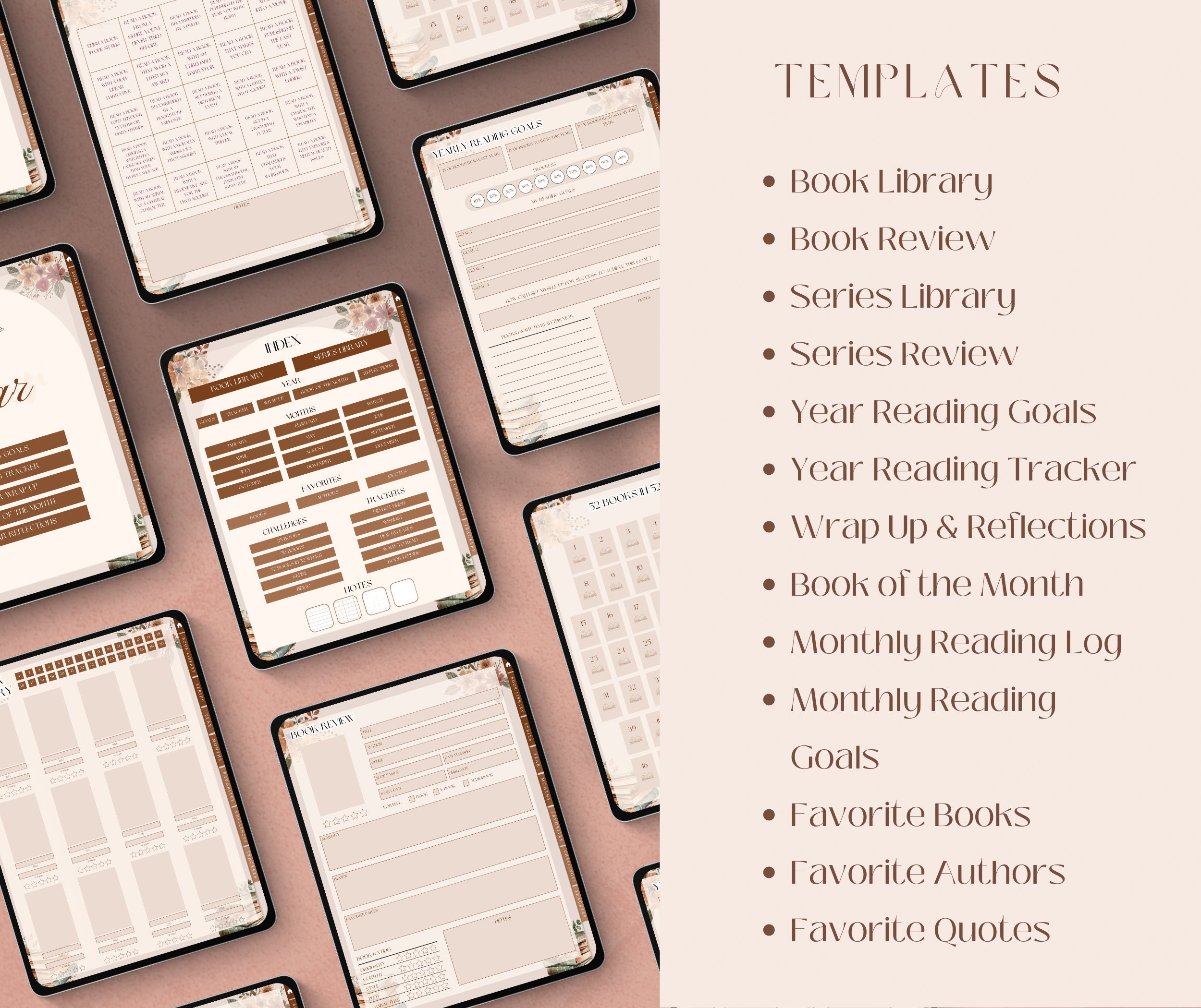 BLACK GIRL Digital Reading Journal | 600+ Page Digital Book Tracker ...