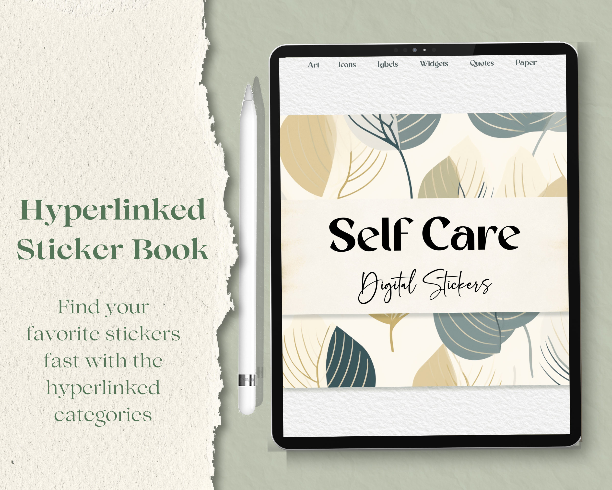 Self Care Stickers Goodnotes 330 Goodnotes Planner Stickers Everyday ...