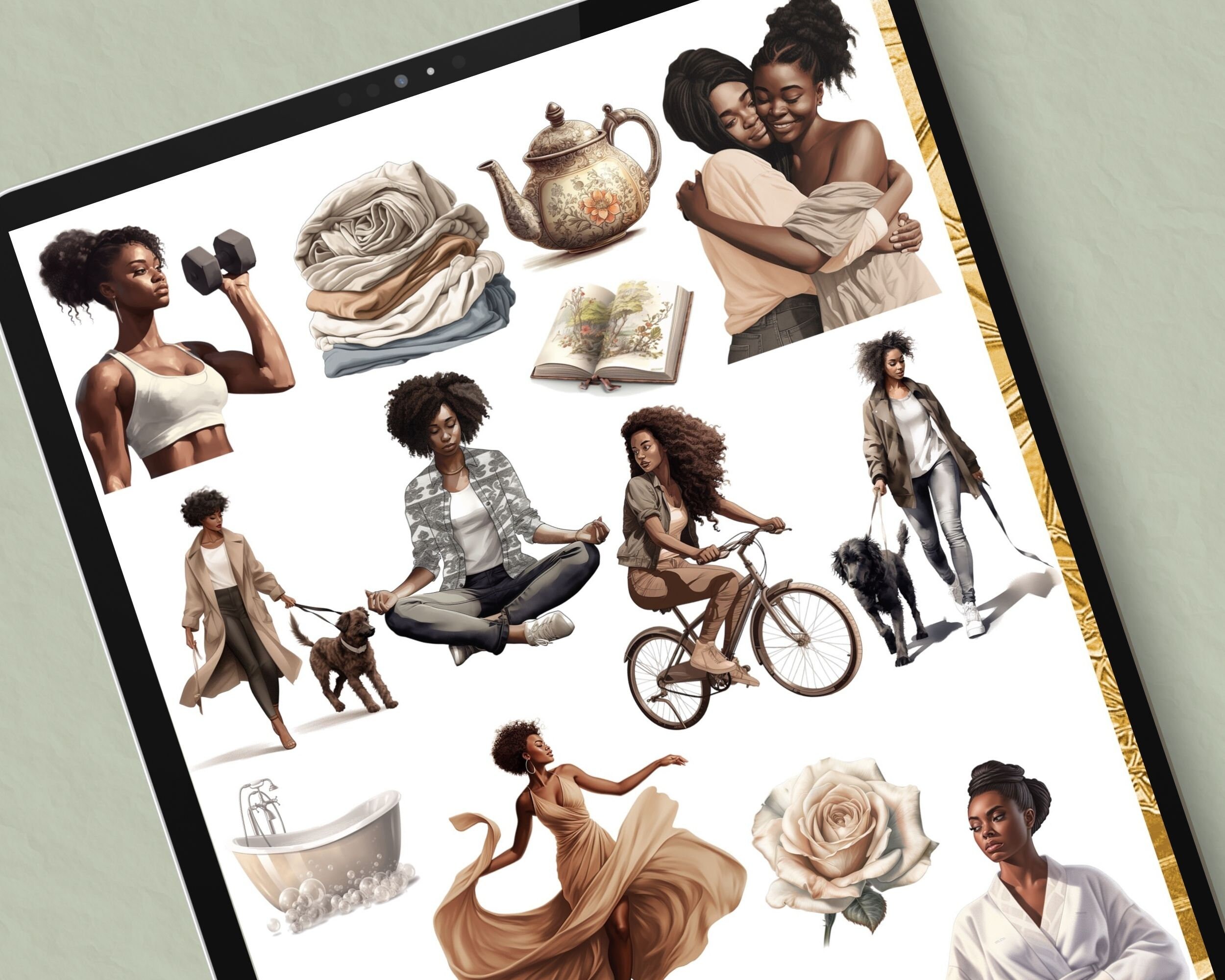 Self Care Stickers for Goodnotes 50 Selfcare Digital Stickers Goodnotes ...