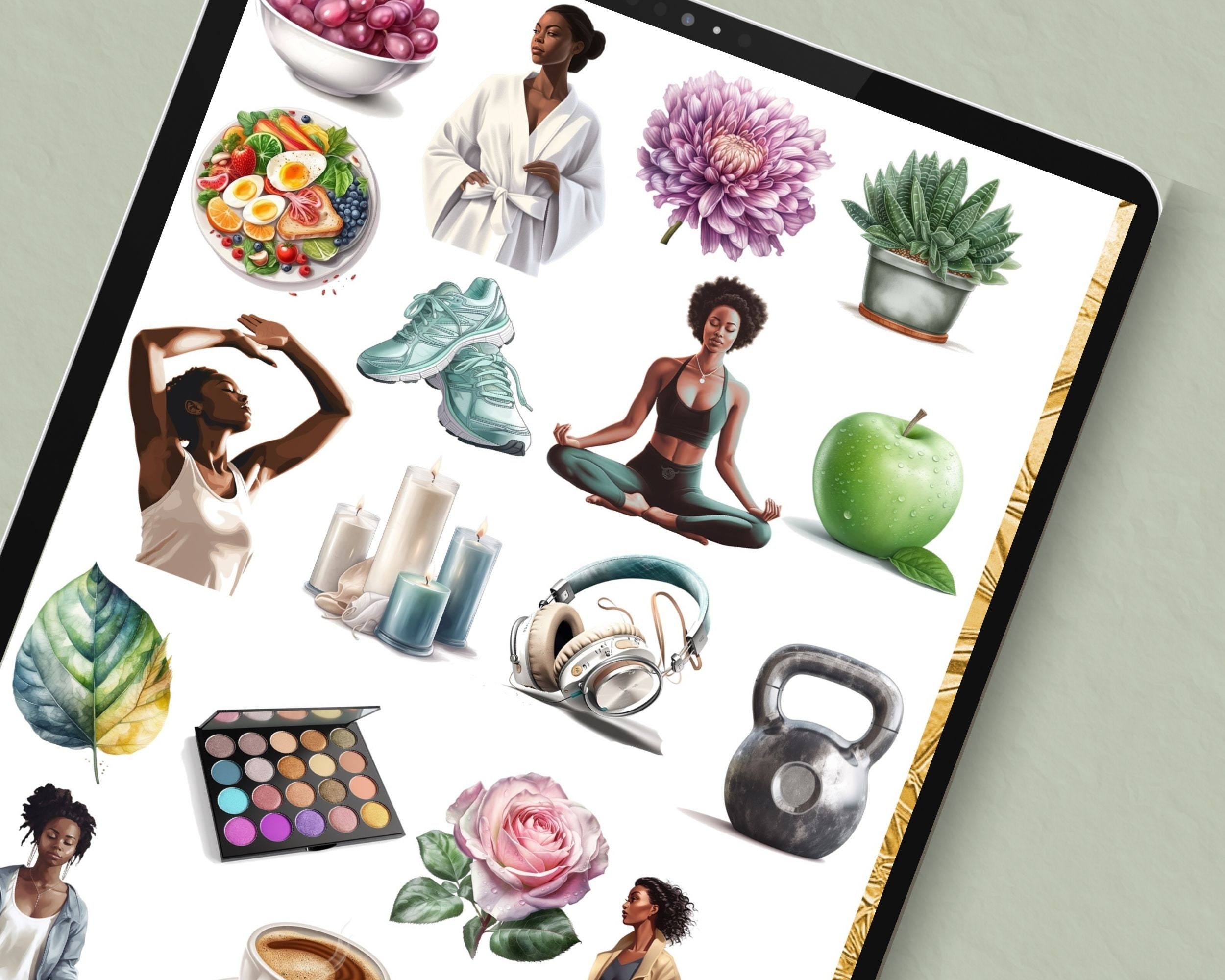 Self Care Stickers for Goodnotes 53 Selfcare Digital Stickers Goodnotes ...