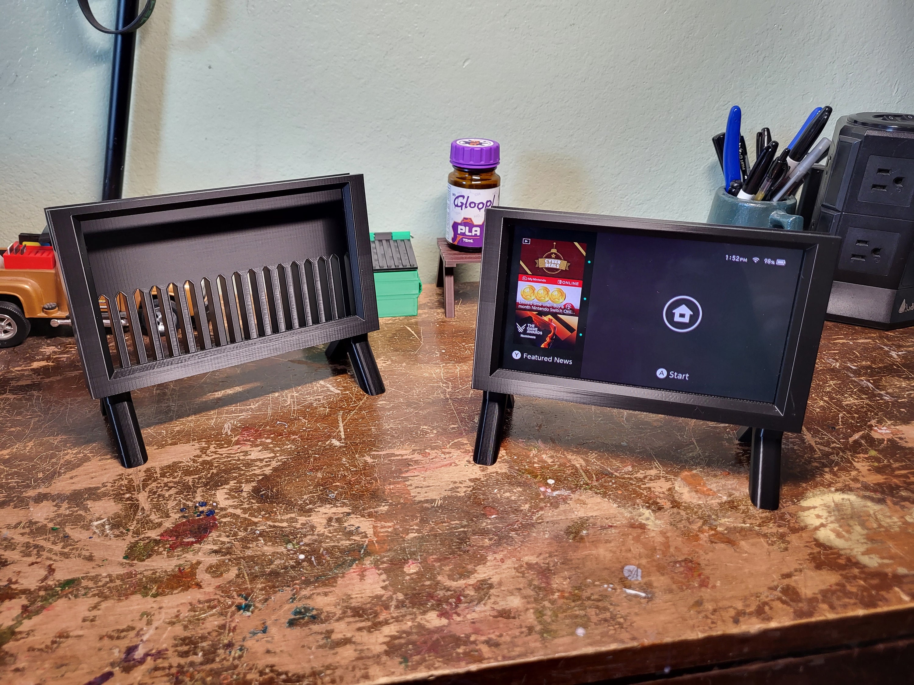 Mini Flatscreen Switch Display / Nintendo Switch / Mysticmesh3d - Etsy