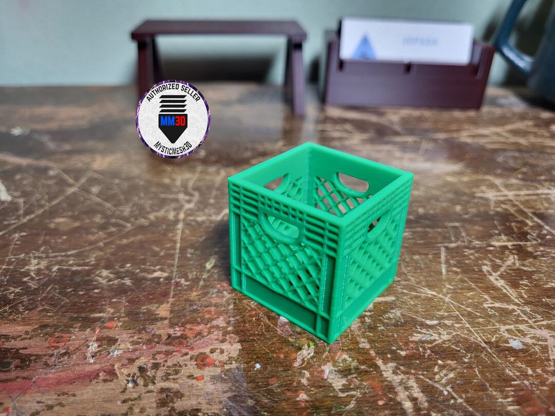 Mini Crate / 3D Printed / Storage / Office / Mysticmesh3d - Etsy