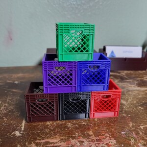 Mini Crate / 3D Printed / Storage / Office / Mysticmesh3d - Etsy