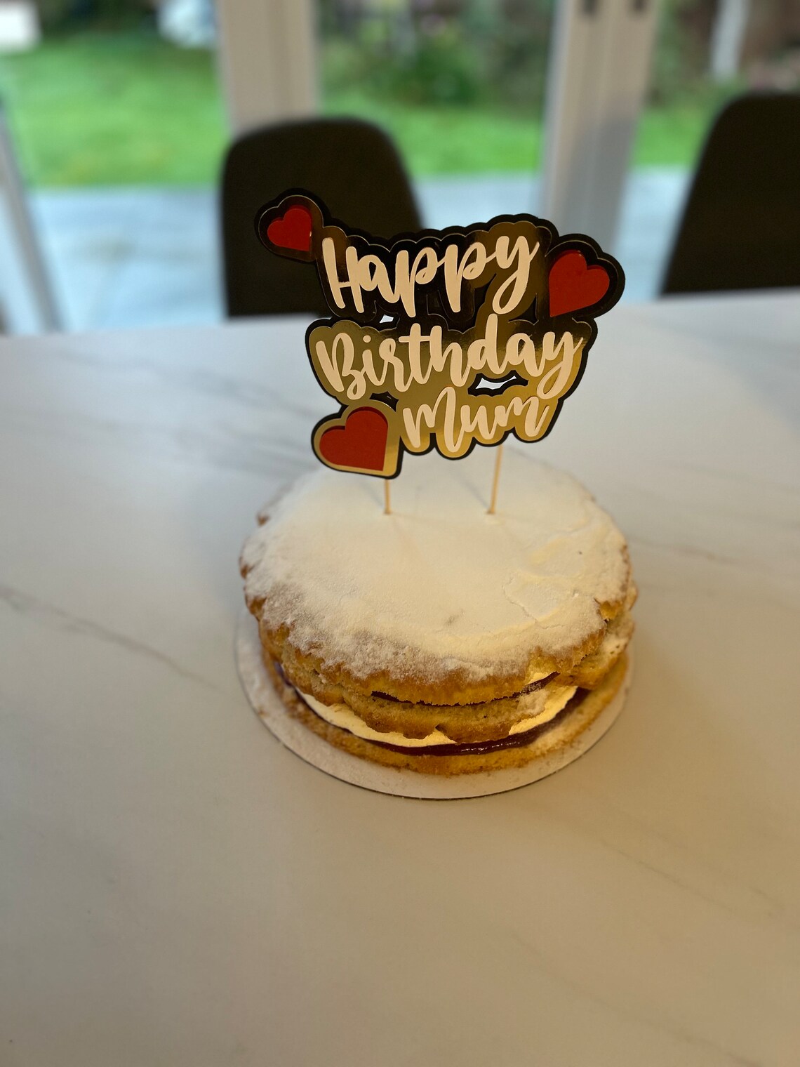 3D Layered Happy Birthday Mum Cake Topper - Etsy