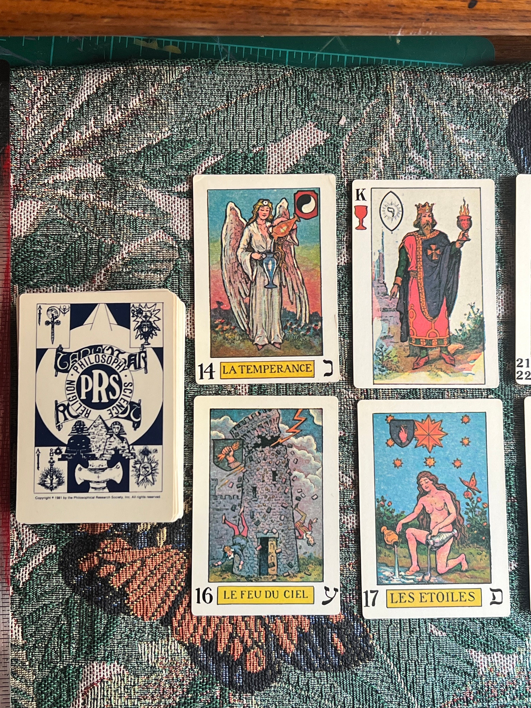 VINTAGE - Rare 1981 J Augustus Knapp and Manly. P .hall Tarot Cards ...