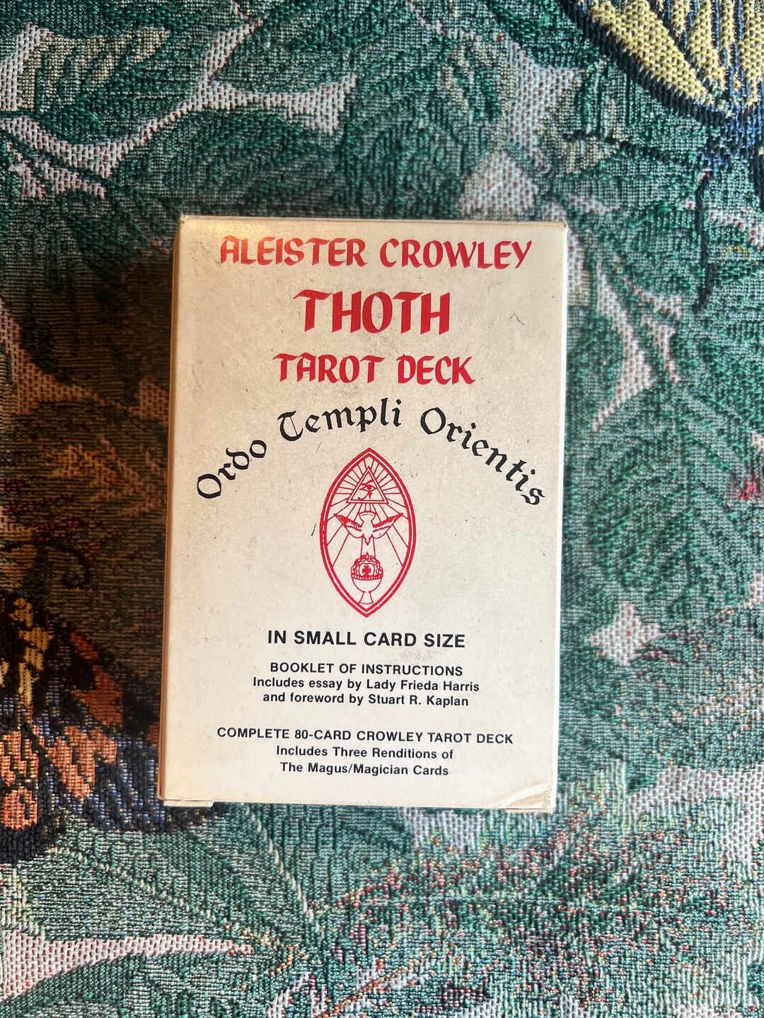 Sealed)aleister Crowley Thoth Tarot Deck Small Sized Cards Rare Vintage ...