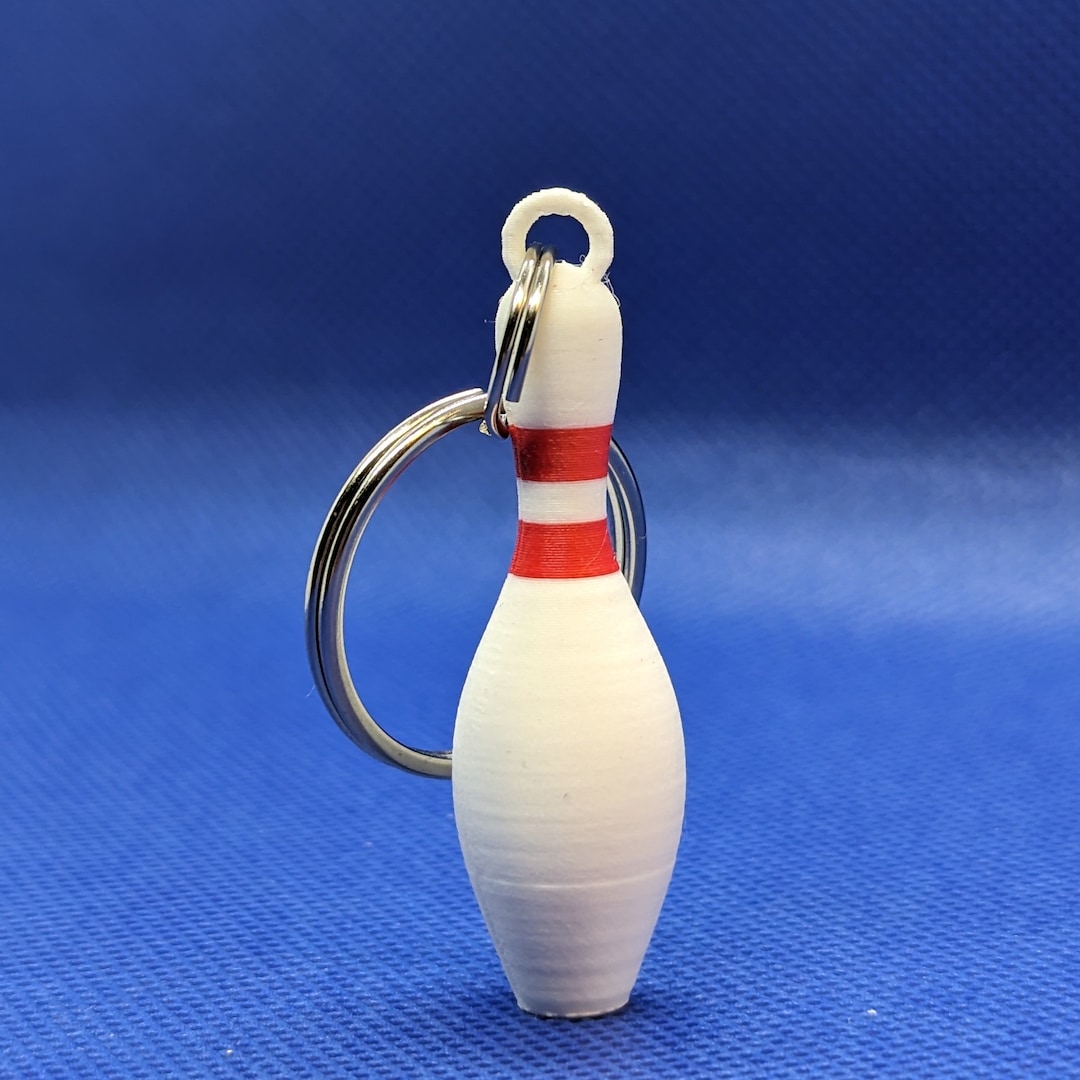 Bowling Pin Keychain - Etsy