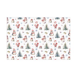 Christmas Gift Wrap, Merry Christmas Wrapping Paper, Vintage Gift Wrap ...