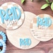 Baby Announcement Sign W/ Checker Board Design, Birth Announcement ...