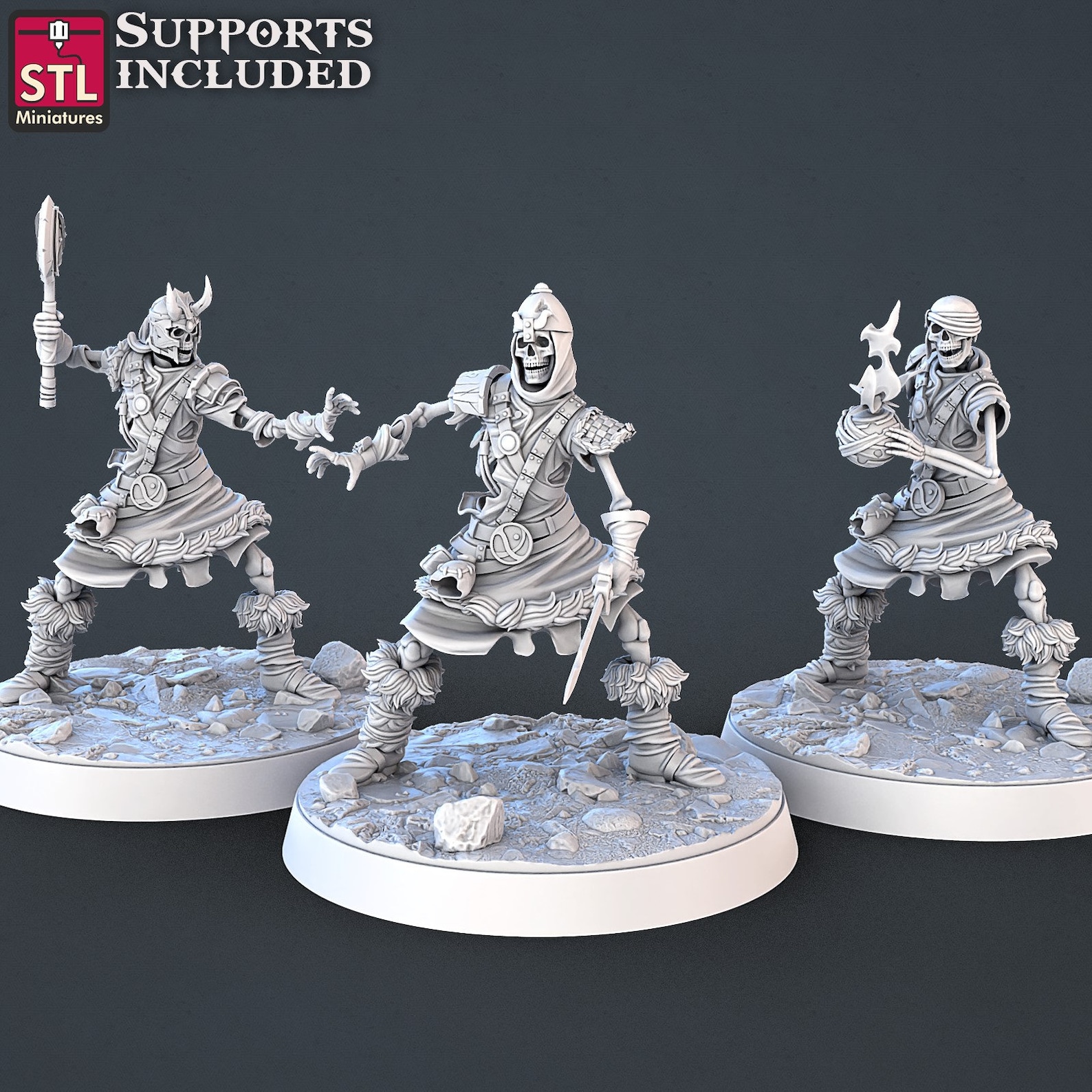 28mm RPG Skeleton Modular Set - Etsy