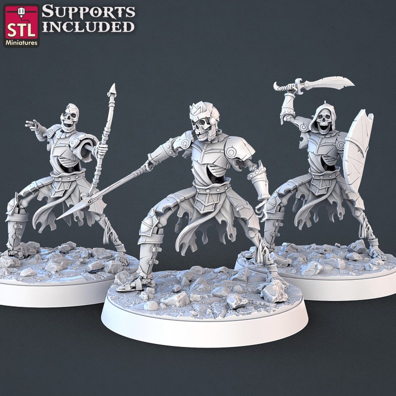 28mm RPG Skeleton Modular Set - Etsy