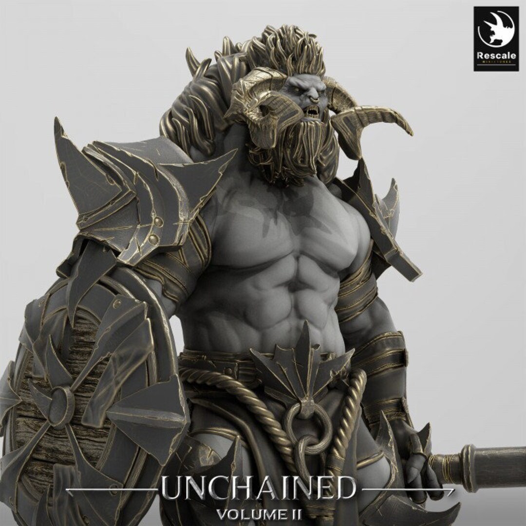 90mm Giant Minotaur With Spear minotaur Walk - Etsy