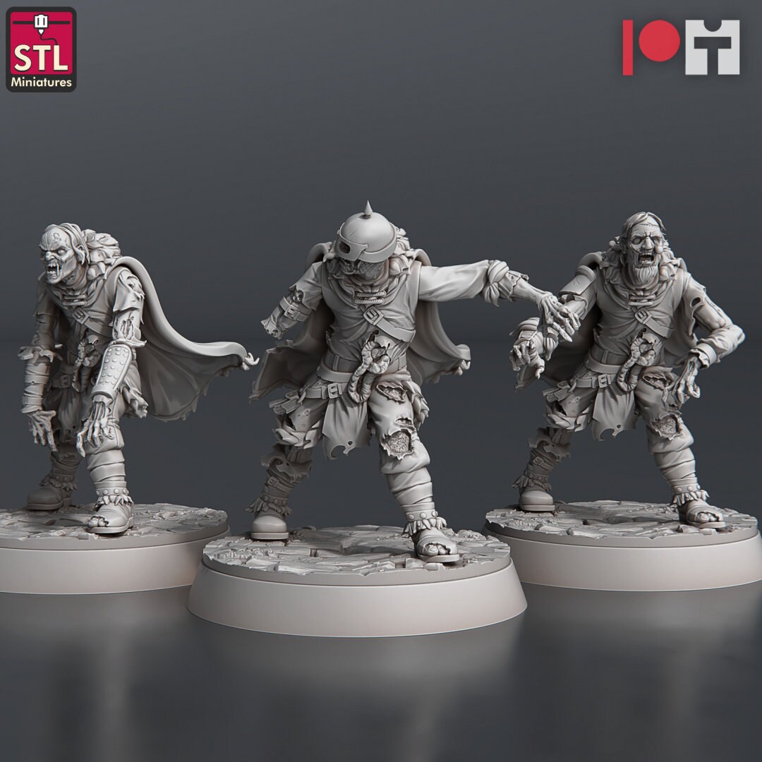 RPG Undead Set 28mm Miniatures - Etsy