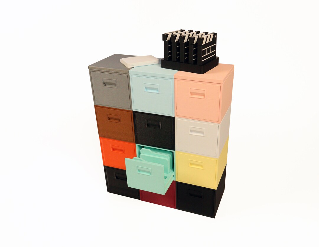 Office Decor Mini Card Holder Cabinet and SD Card Holder - Etsy