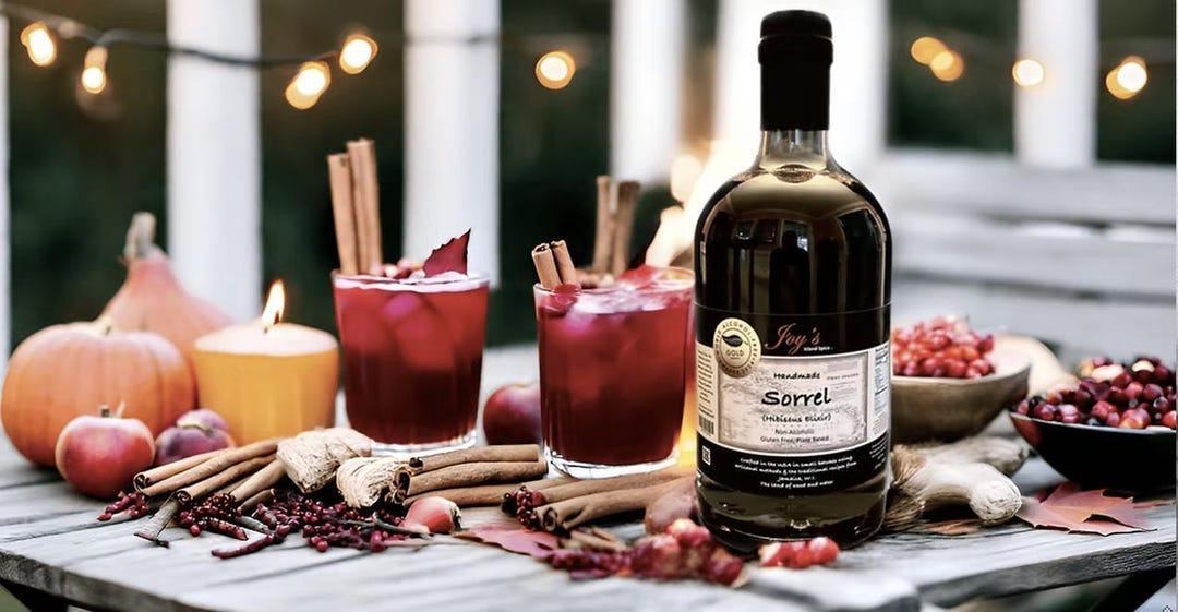 Joy's Island Spice Jamaican Sorrel Hibiscus Elixir /award-winning ...