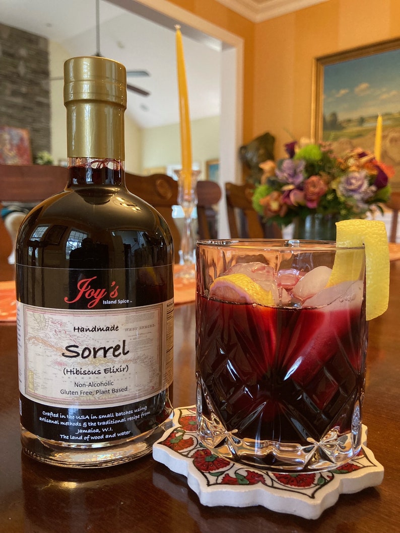 12fl.oz Joy's Island Spice Sorrel Hibiscus Elixir. Sorrel Can Be ...
