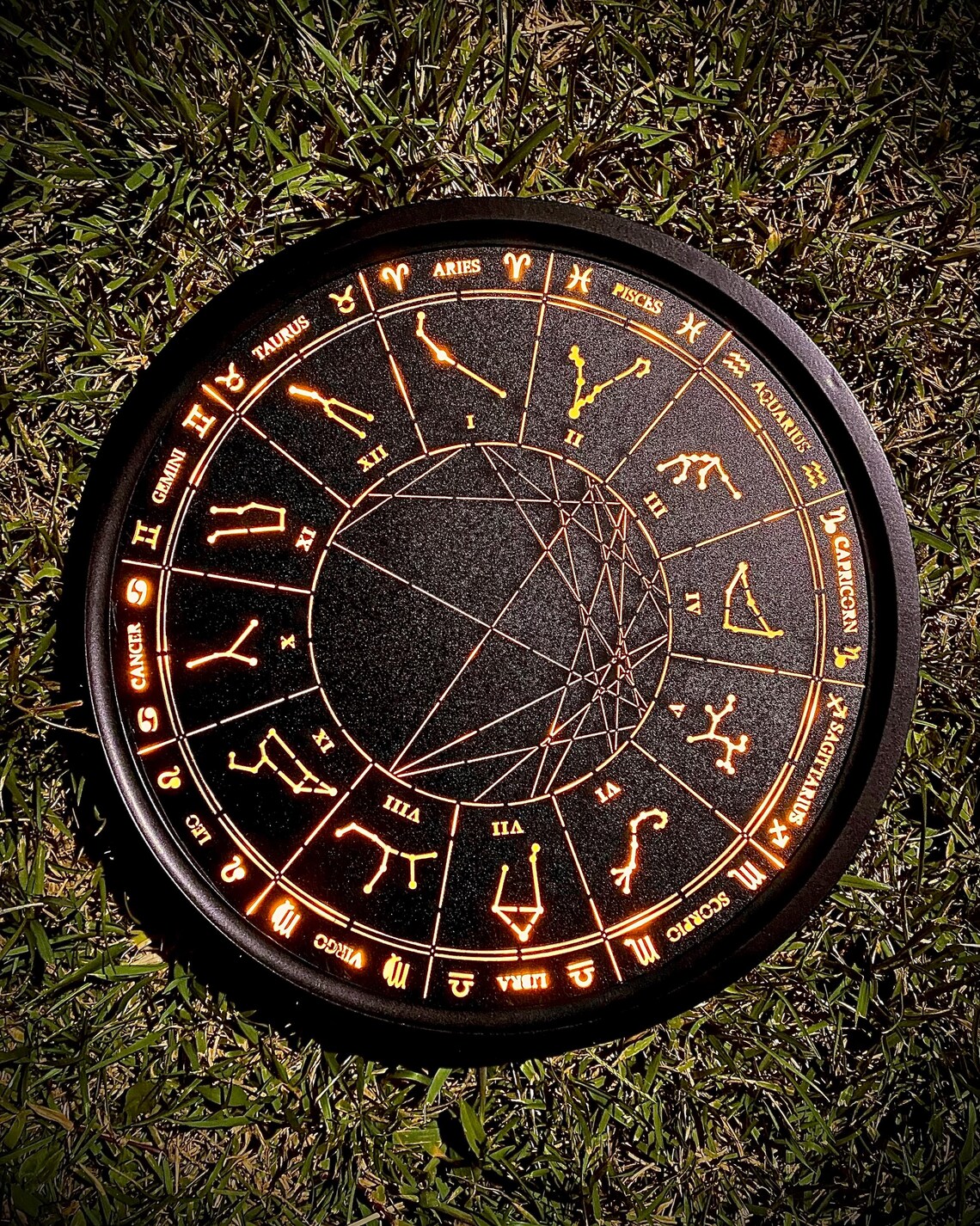 Custom Natal Chart - Custom Astrology Birth Chart - Natal Chart Art ...