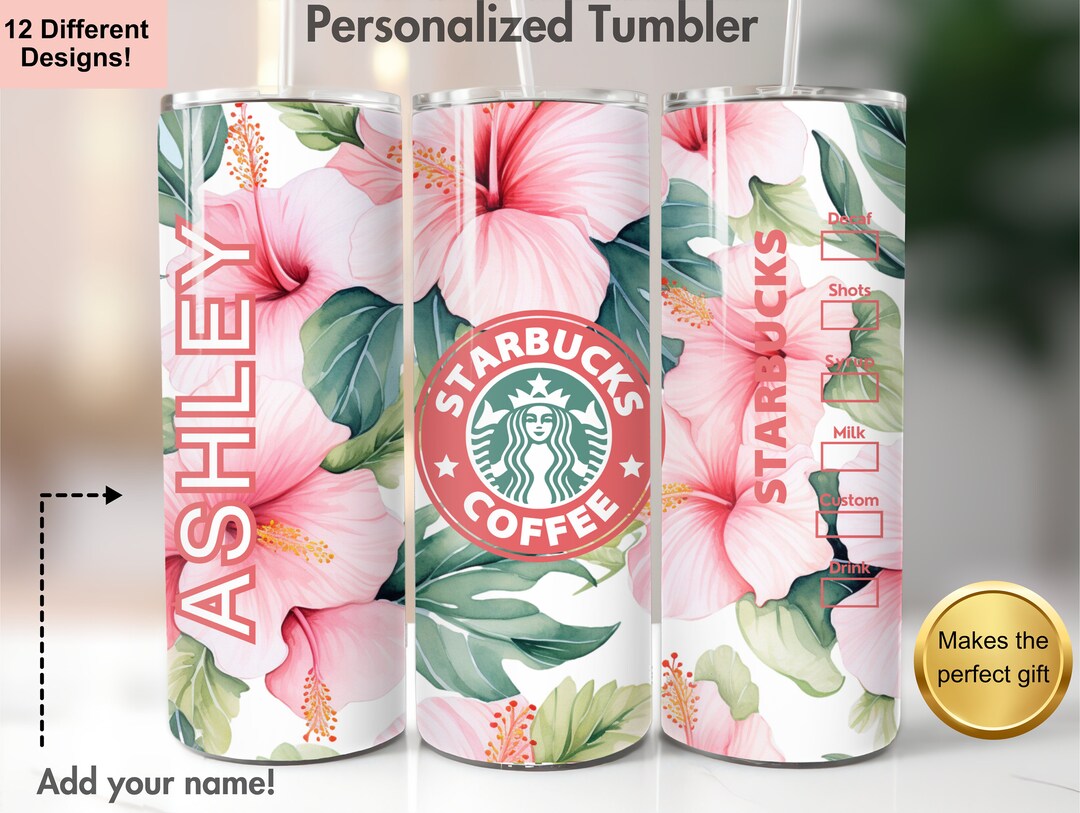 Personalized Starbucks Tumbler Personalized Tumbler With Lid - Etsy