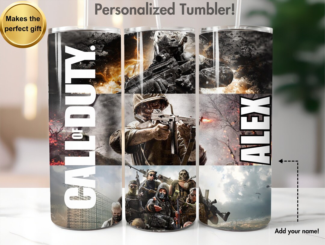 COD Videogame Personalized Tumbler, COD Personalized Tumbler ...
