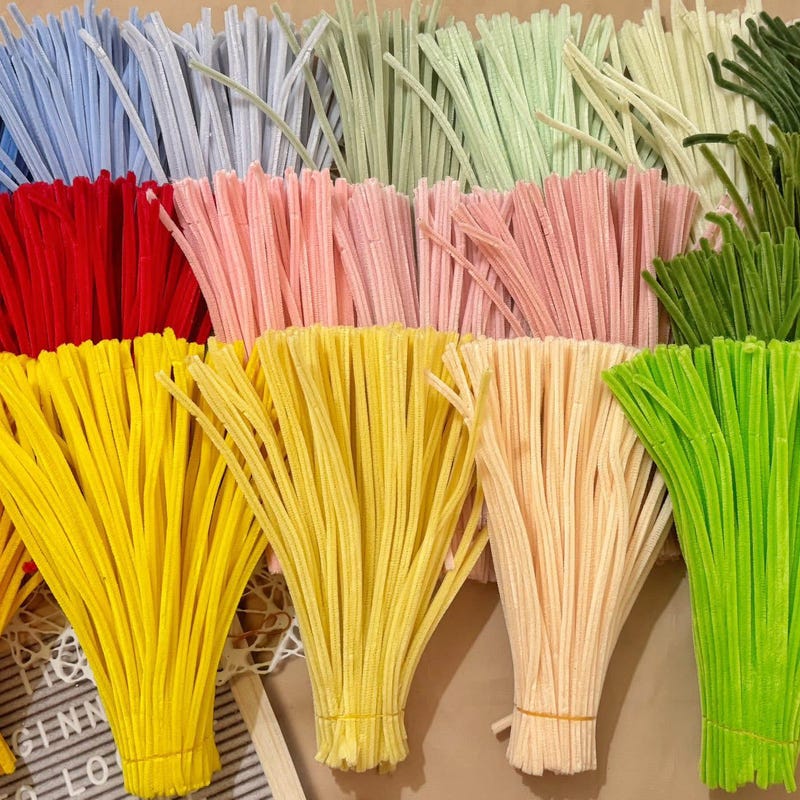 Fuzzy Wire Bouquet - Etsy