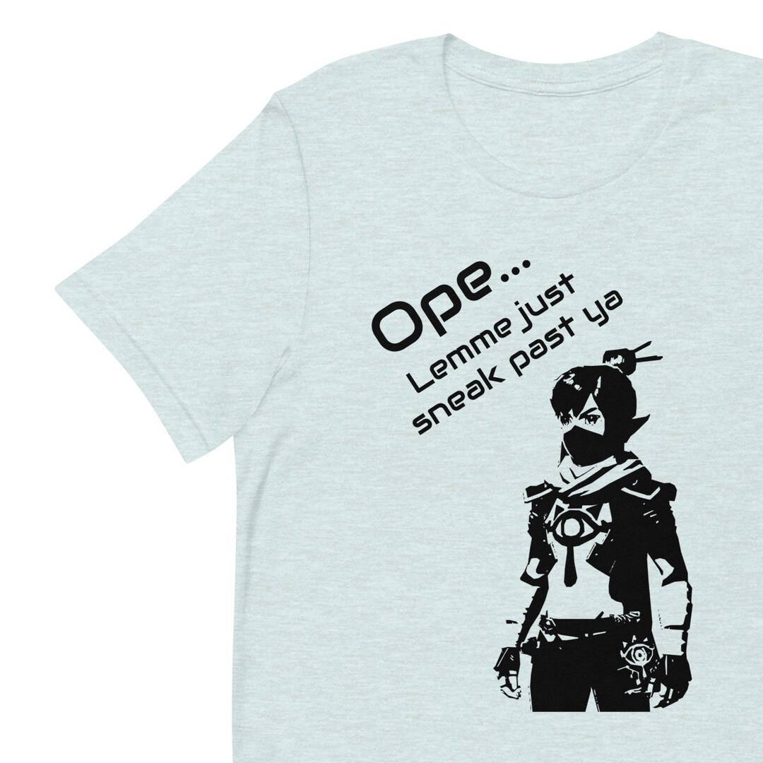 Zelda TOTK Shirt - Tears of the "sneak"dom: Link in Full Stealth Mode T ...