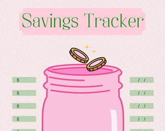 Savings Tracker - Etsy