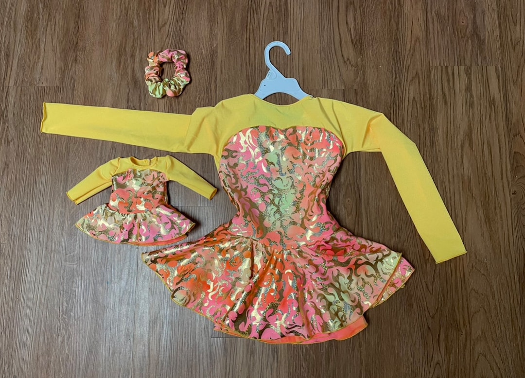 Girls Figure Skating Dress - Etsy