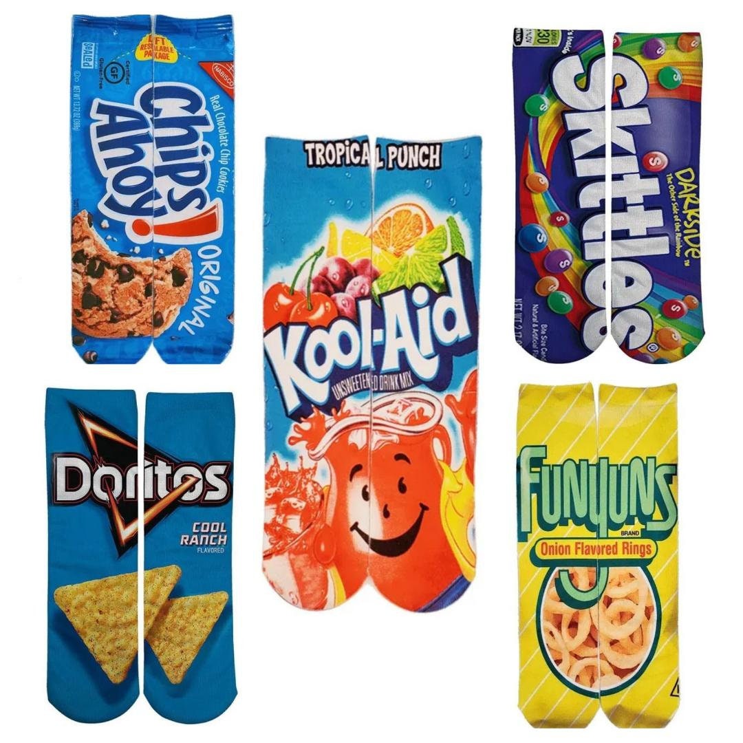 Chip Socks, Novelty Socks, Fun Socks, Snack Socks, Silly Socks, Food ...