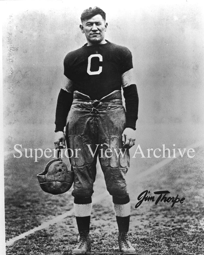 Jim Thorpe All American Athlete - Etsy