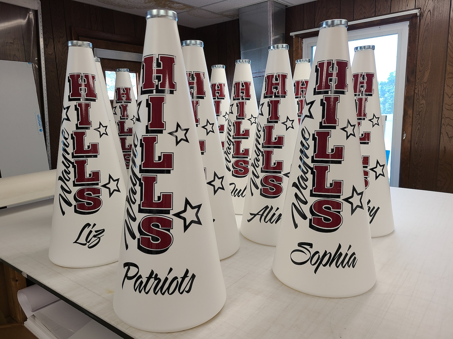 25 Custom Cheer Megaphones - Etsy