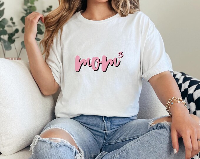 Mom Cubed Svg, Mom of Three Svg, Mom Life Svg, Funny Mom Shirt Svg ...