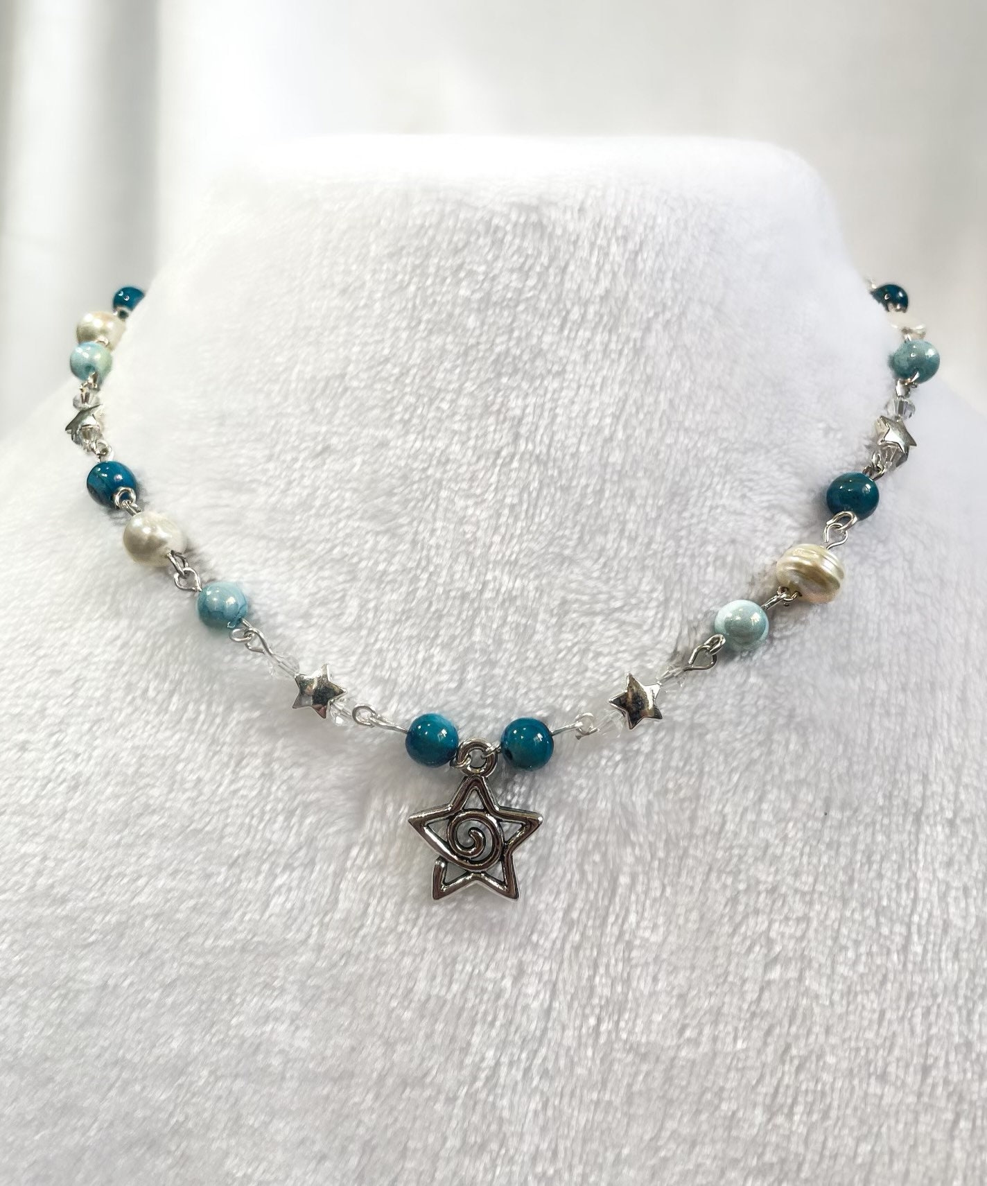 Handmade Gojo Inspired Necklace. Satosugu - Etsy