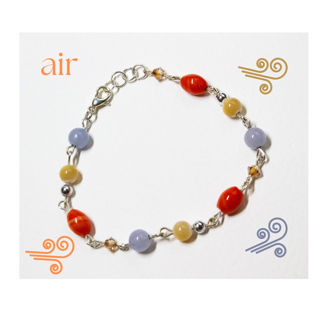 ATLA Themed Bracelets: Water, Fire, Earth, Air Elements - Etsy