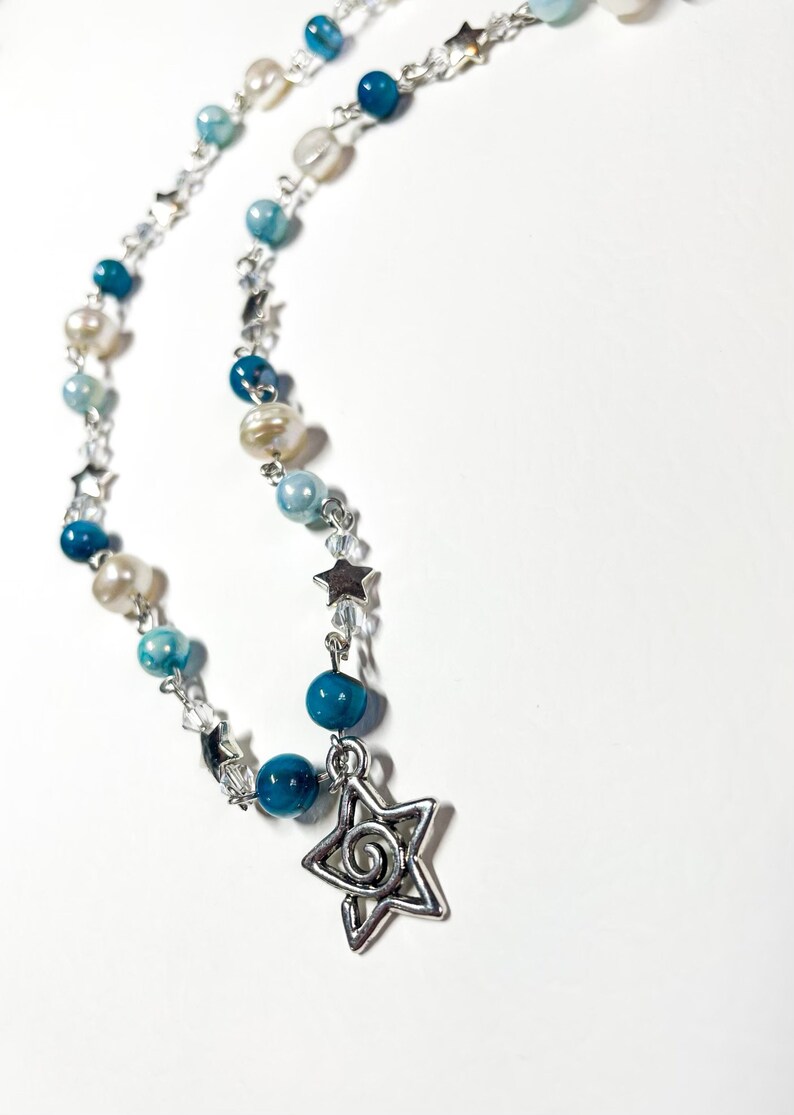 Handmade! Gojo Inspired Necklace. Satosugu - Etsy