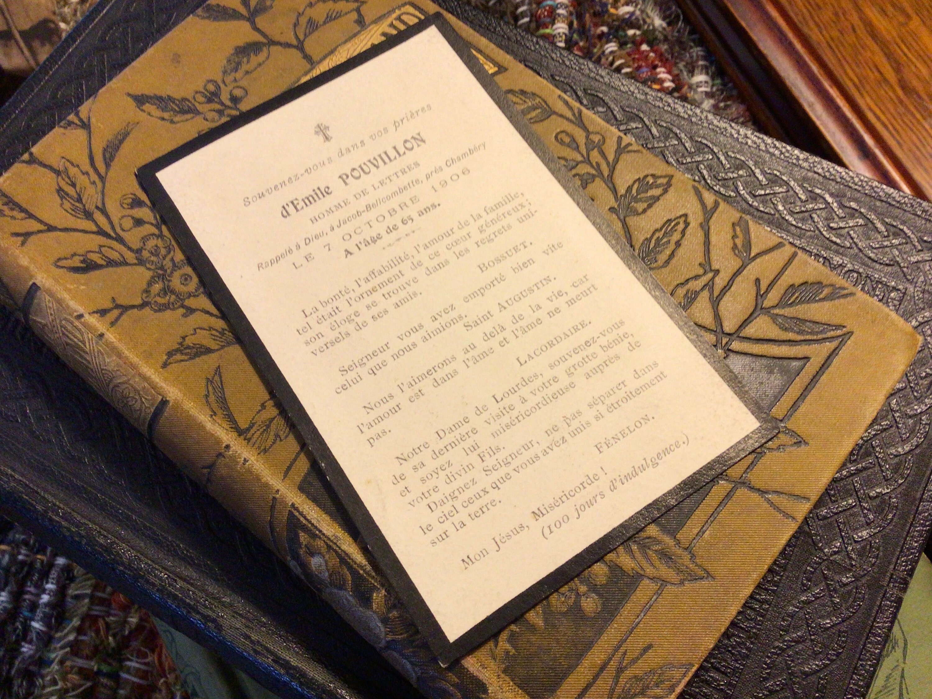 Antique French Holy Card, Crucifixion of Jesus Christ, Bouasse Lebel ...