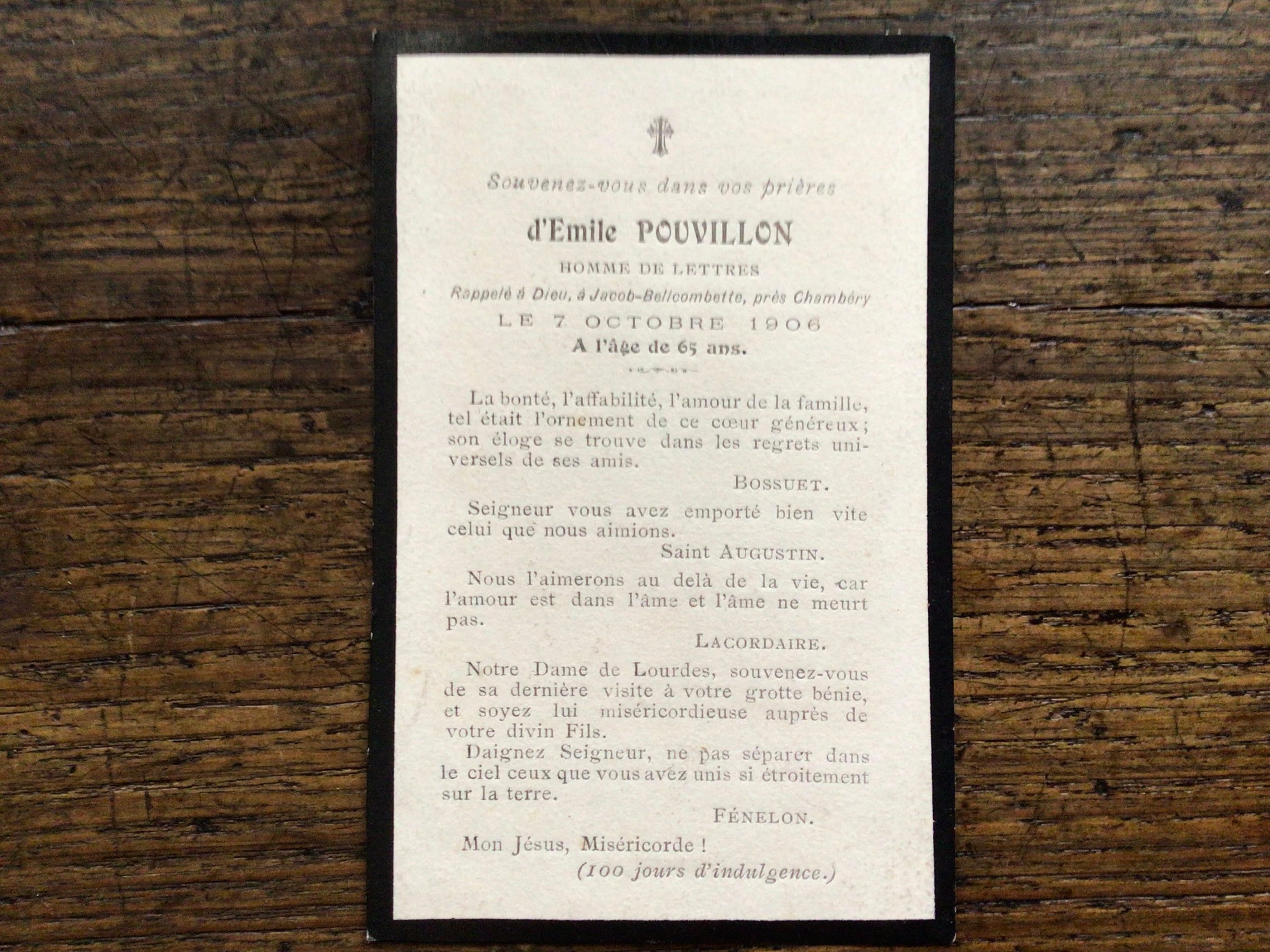 Antique French Holy Card, Crucifixion of Jesus Christ, Bouasse Lebel ...