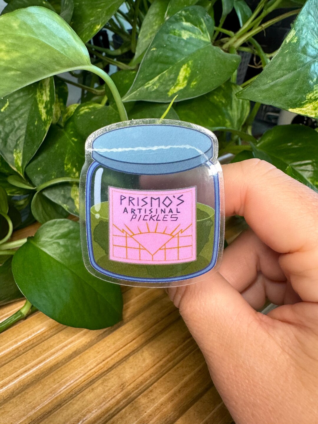 Prismo's Pickles Sticker, Prismo Sticker, Pickle Sticker, Prismo's ...