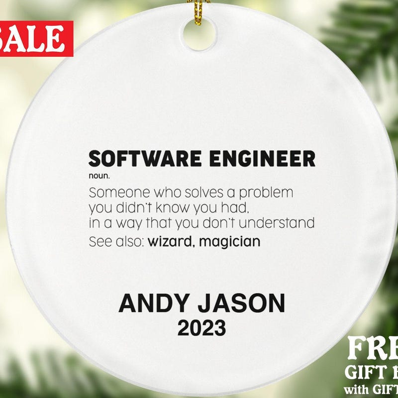 Engineer Ornament - Etsy