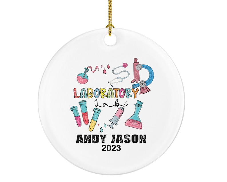 Phlebotomist Tech Christmas Ornament Personalized Lab Tech - Etsy