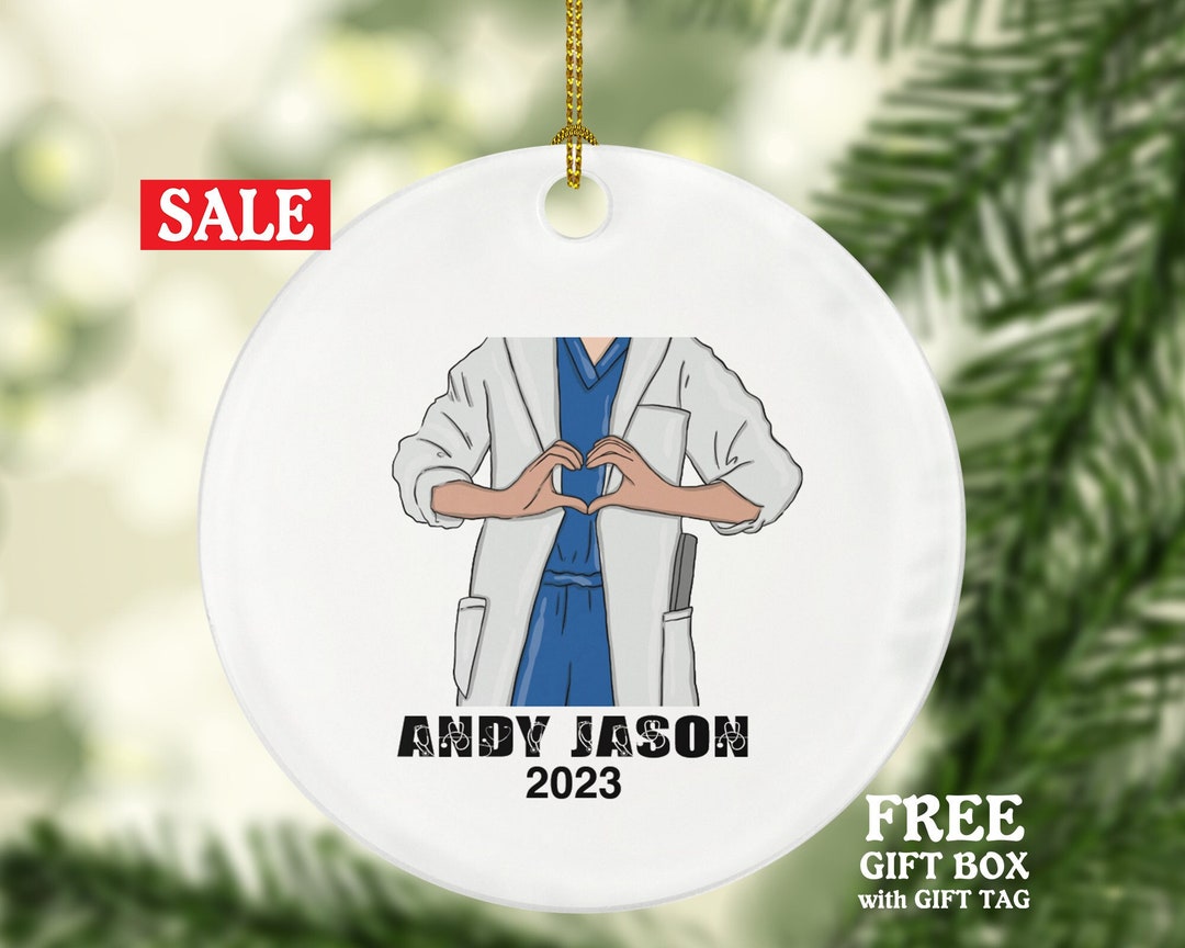 Personalized Physician Doctor Christmas Ornament - Health Worker Clinic ...
